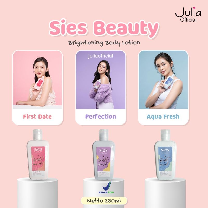 Jual Sies Beauty Brightening Body Lotion • Sies Beauty Body Lotion by ...