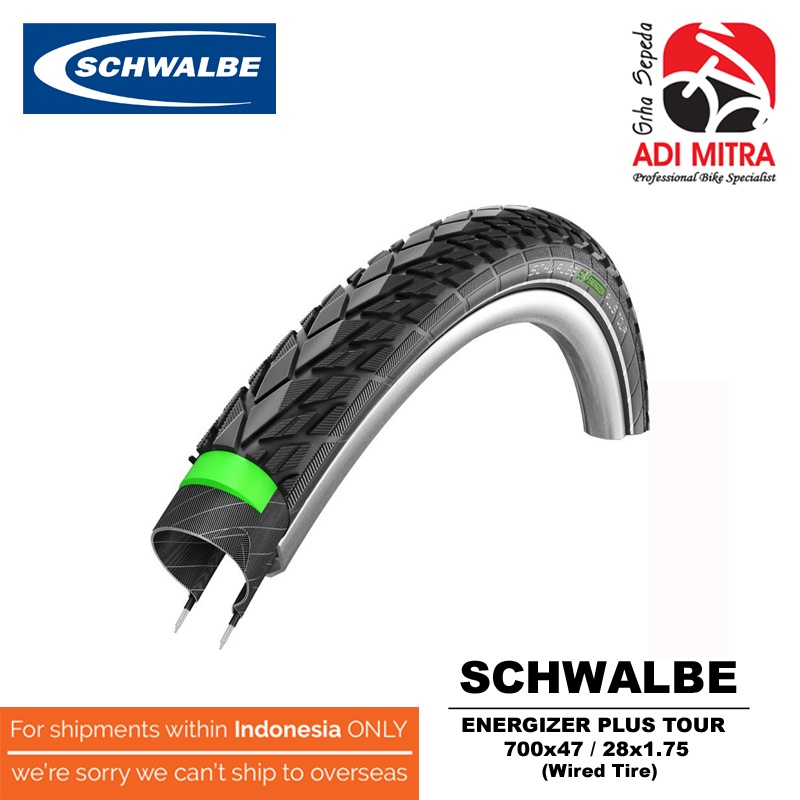 Jual Schwalbe Plus Tour 700x47 Wired Tire Ban Luar Sepeda | Shopee Indonesia