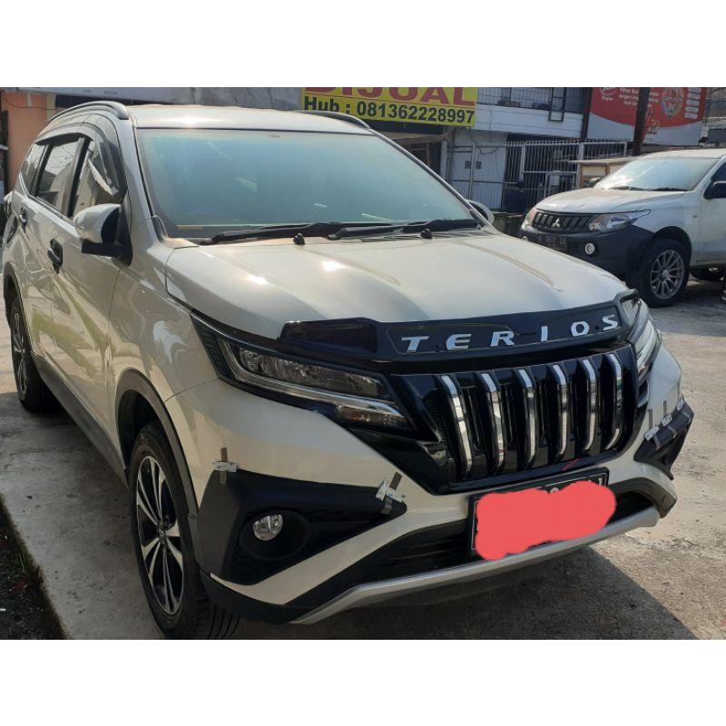 Jual GRILL - TOYOTA ALL NEW RUSH TERIOS - BLACK CHROME - APOLLO-PRADO ...