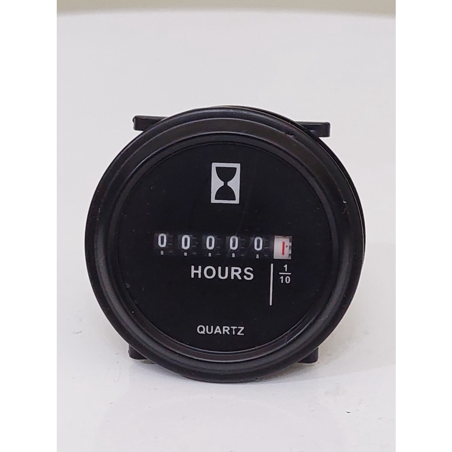 Jual Hour Meter HourMeter Pengukur SH-1 DC AC 10V-80V Round Gauge for Boat Tractor Generator ...