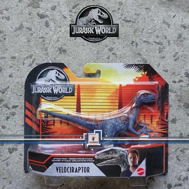 Jual Jurassic World Park Attack Pack Velociraptor | Shopee Indonesia