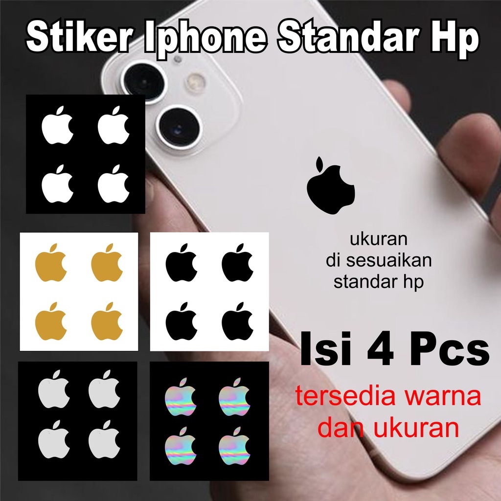 Jual stiker apple iphone stiker cutting premium | Shopee Indonesia