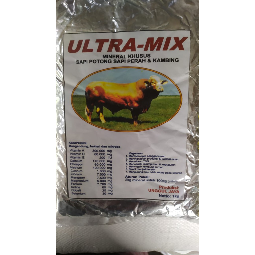 Jual ULTRA MIX mineral sapi potong perah dan kambing | Shopee Indonesia