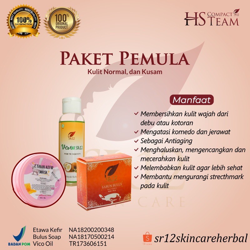 Jual PAKET PEMULA WITH HERBAL SOAP BULUS | Shopee Indonesia