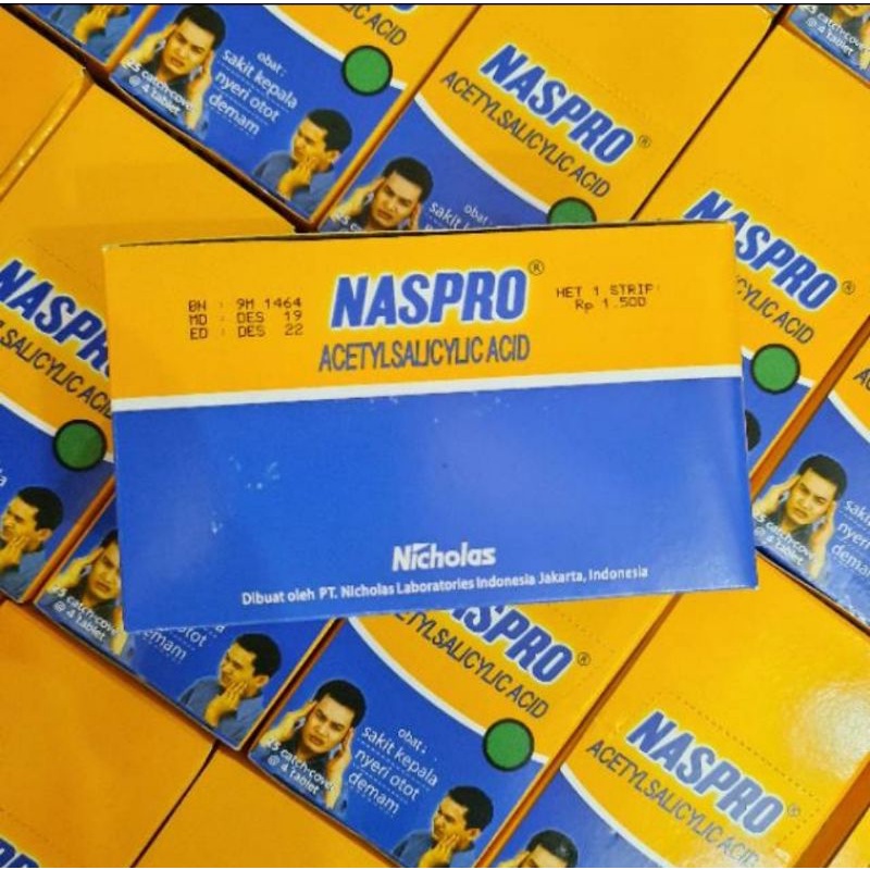 Jual Obat Sakit Kepala Naspro per box | Shopee Indonesia