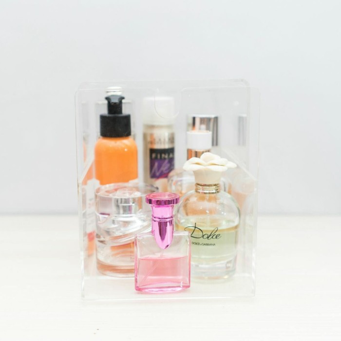 Jual LACI ACRYLIC TEMPAT PARFUM / DRAWER TEMPAT PARFUM / RAK PARFUM ...