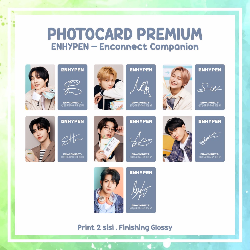 Jual PHOTOCARD UNOFFICIAL ENHYPEN | ENCONNECT | DIMENSION | Shopee ...