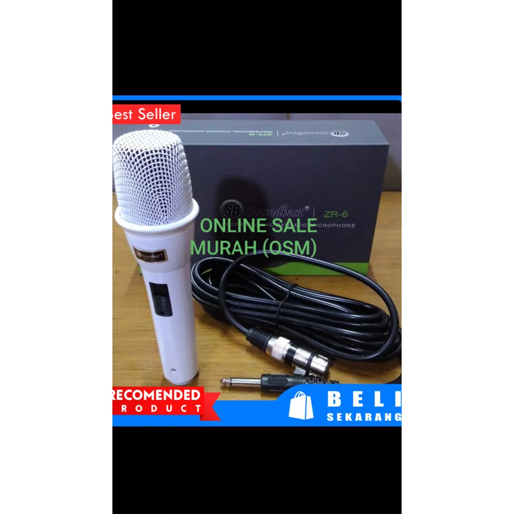 Jual ORIGINAL soundbest legendary Mic kabel Microphone cable karaoke ...