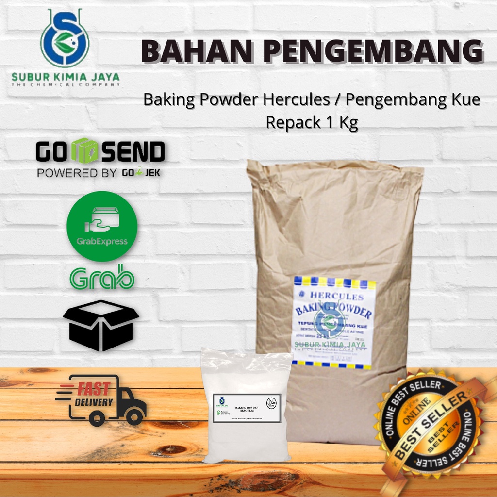 Jual Baking Powder Hercules Double Acting / Pengembang Kue 1 KG ...