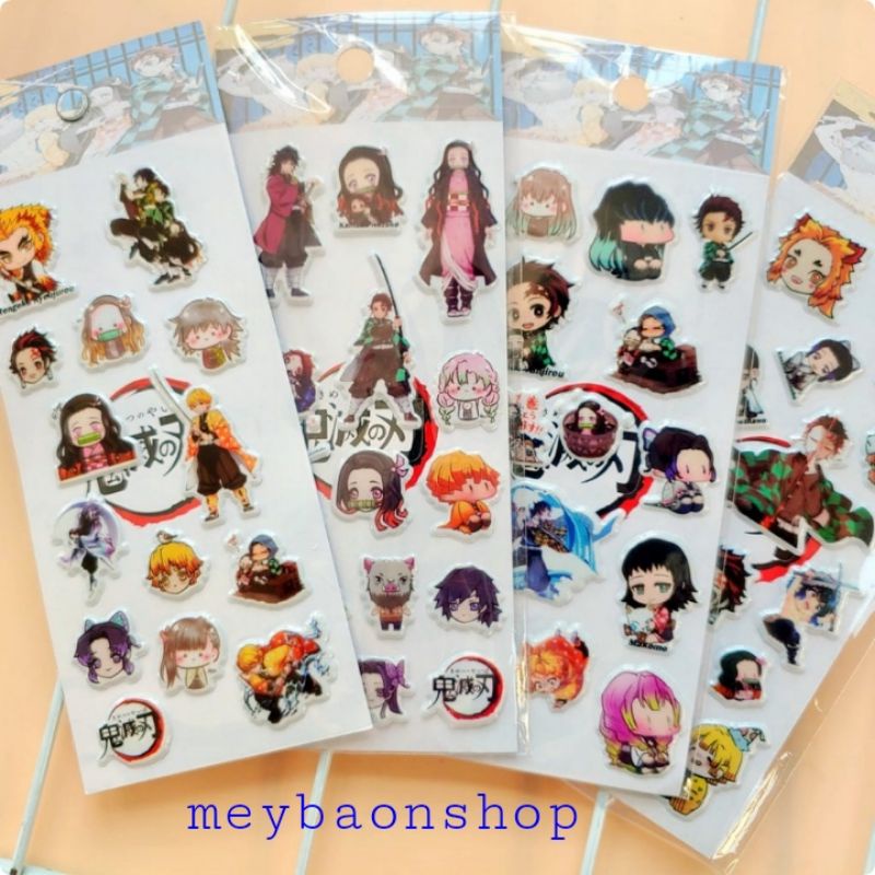 Jual Sticker Anime Demon Slayer Kimetsu no yaiba | Shopee Indonesia