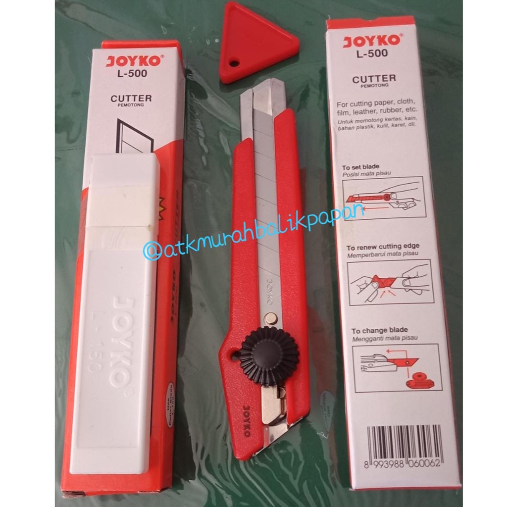 Jual Cutter Joyko L-500 Free 1 Tube Refill L-150. | Shopee Indonesia