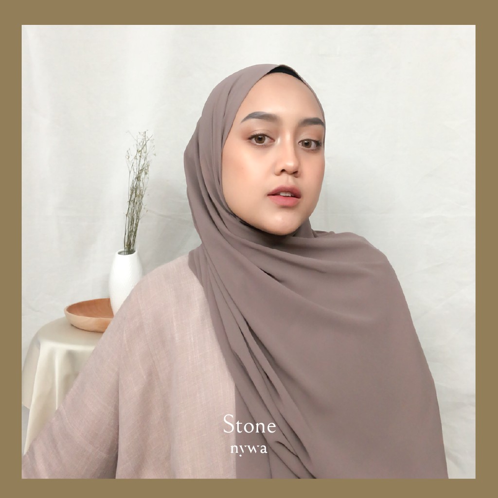 Jual Basic Shawl - Stone (pashmina) | Shopee Indonesia