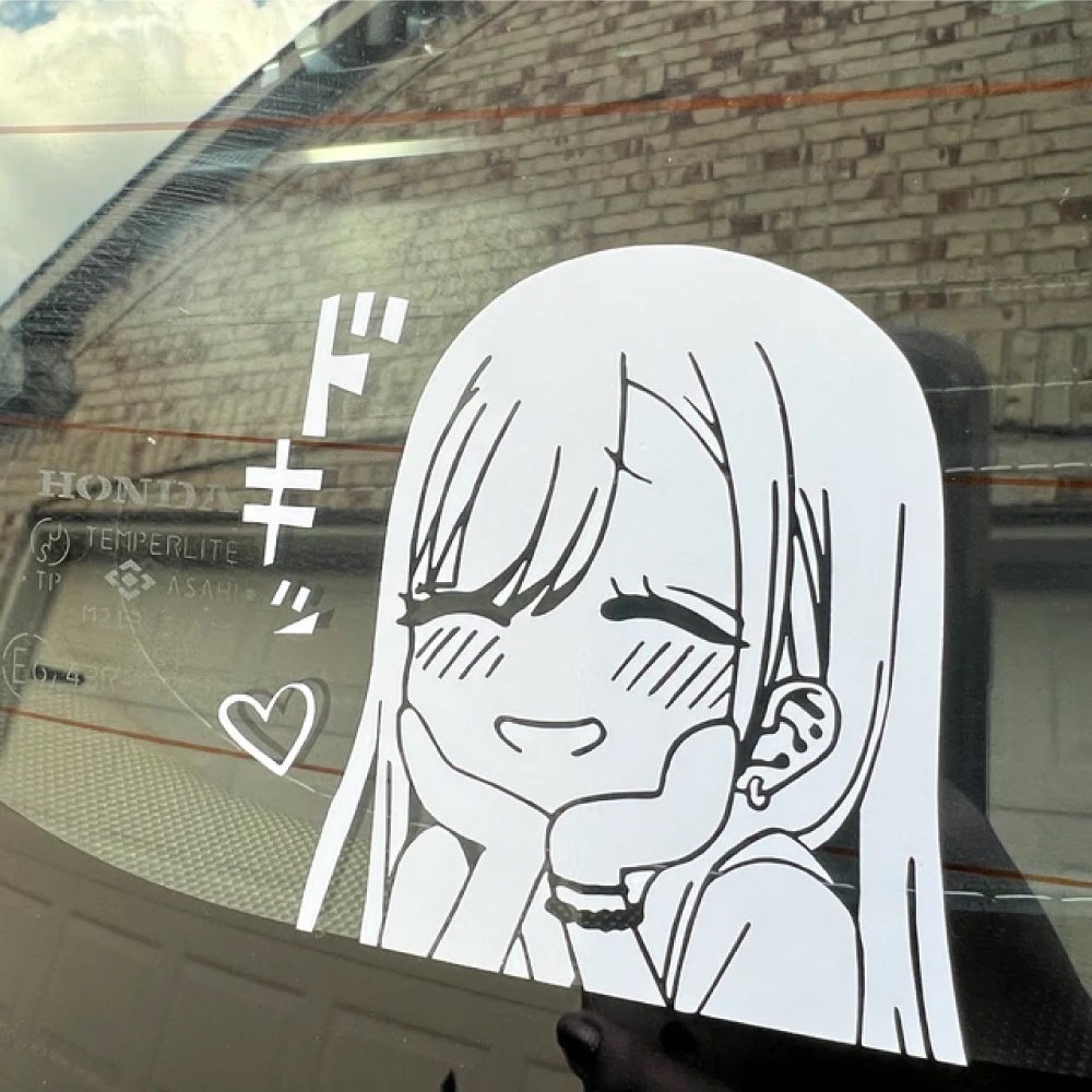 Jual Stiker Vinil Die Cut Stiker Mobil Anime Lucu untuk Aksesori ...