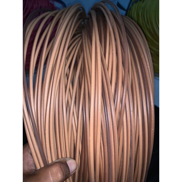 Jual Bahan Rotan Sintetis Bulat 4mm / Rotan Bulat Sintetis 4mm | Shopee ...