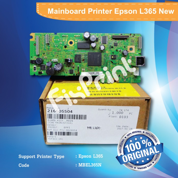Jual Mainboard Motherboard Printer Epson L365 WiFi, Logic Board Epson ...