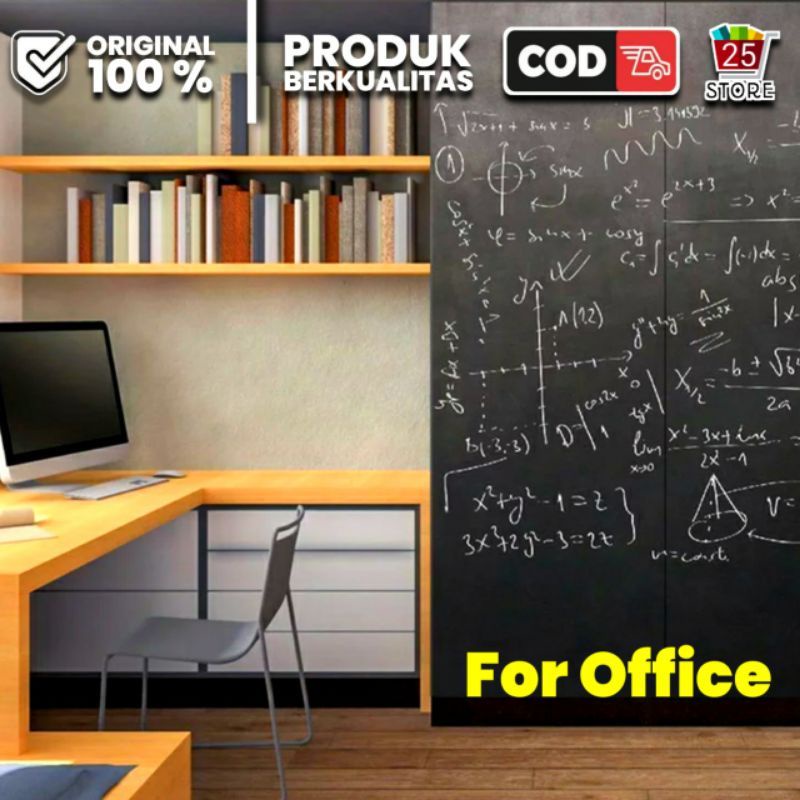 Jual Papan tulis stiker Blackboard sticker tulis menu cafe | Shopee ...