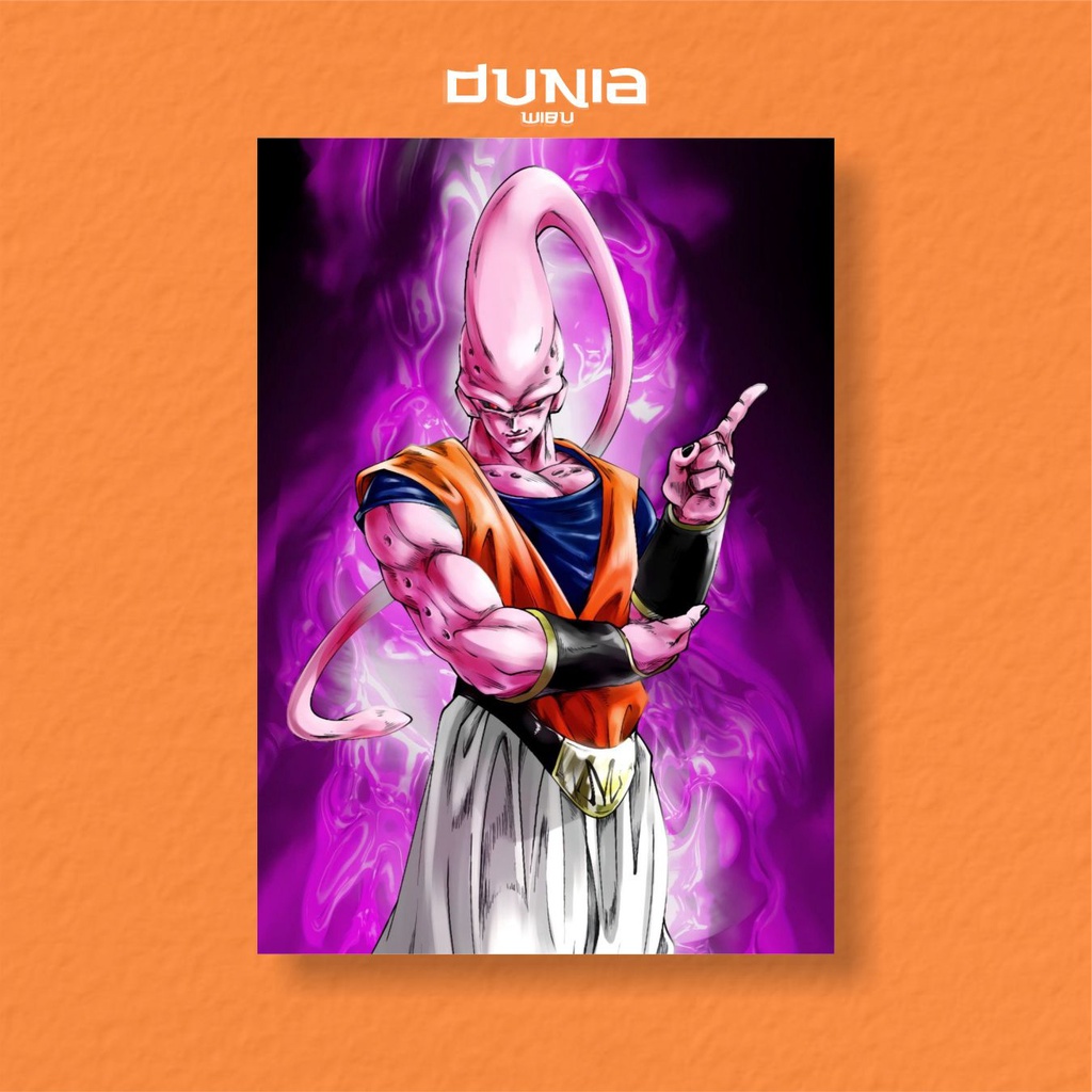 Jual Poster Majin Buu Dragon Ball - GAMBAR HD - UKURAN A3+/A4 - BAHAN ...