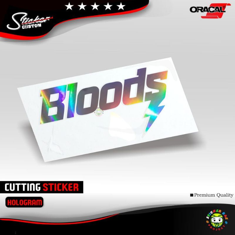 Jual Sticker bloods stiker motor cutting sticker blods stiker distro ...