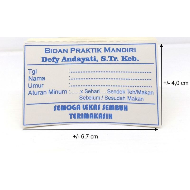 Jual stiker Obat 100 pcs | Shopee Indonesia