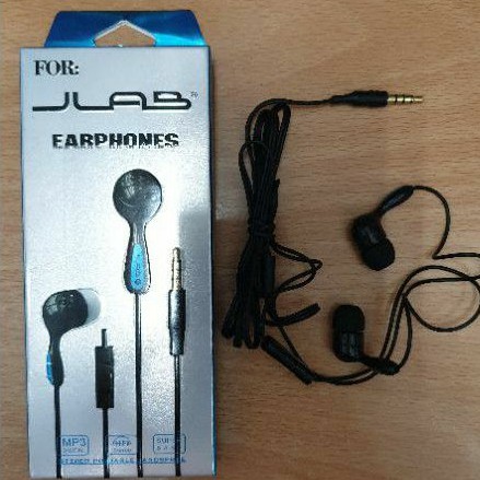 Jual Handsfree Headset Earphone JLAB Plus Mic | Shopee Indonesia