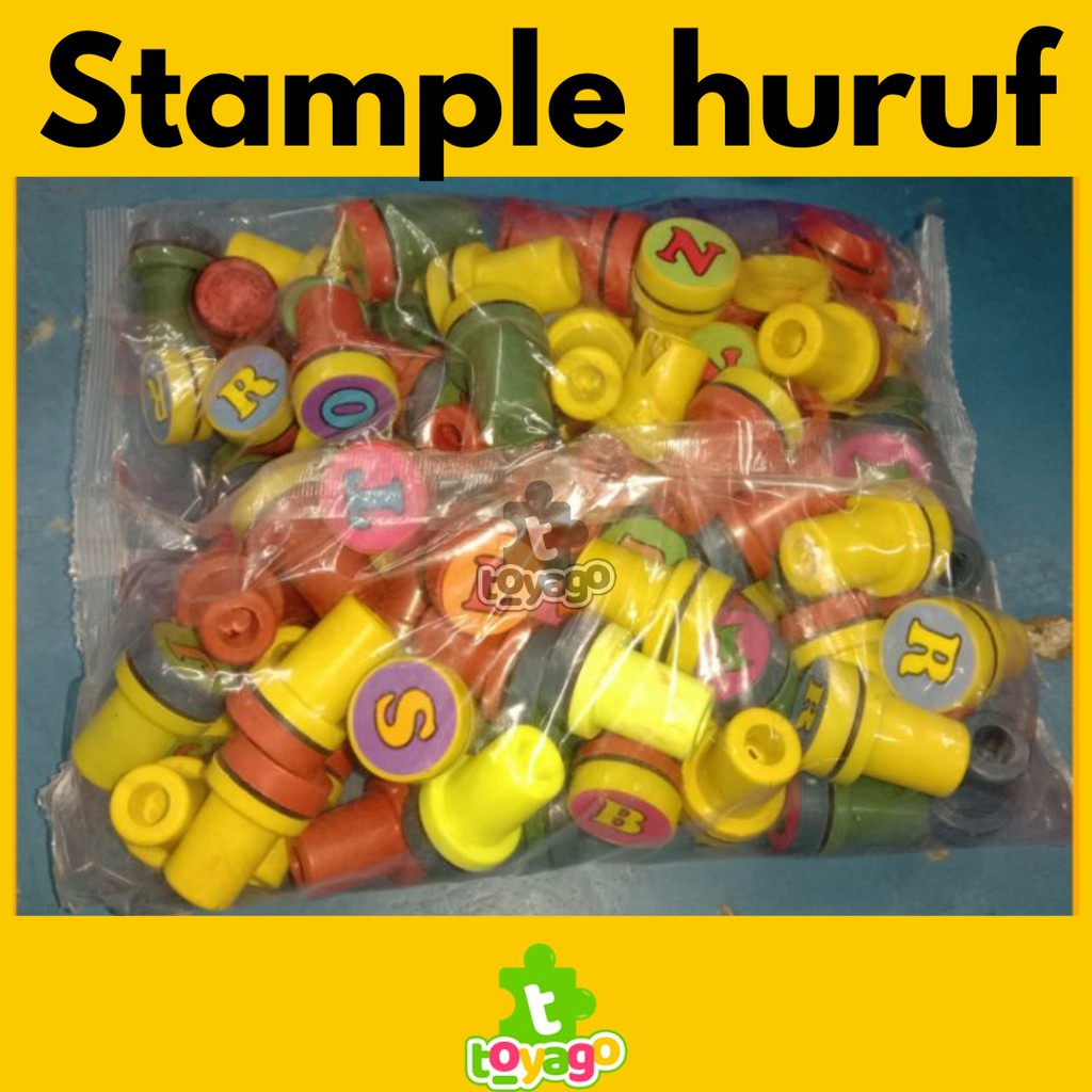 Jual Stempel Kecil Bulat/Cap Stample Isi +-100 Pcs Grosir Murah ...