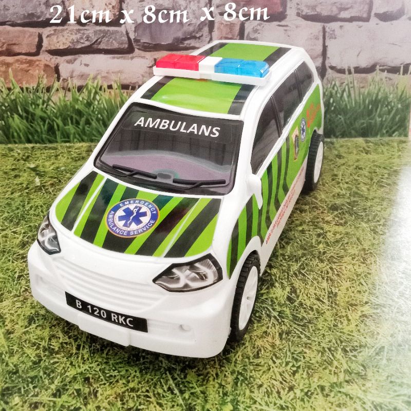 Jual Mainan Mobil Terbaru Ambulance UGD DKI Jakarta Tipe Avanza Bisa ...