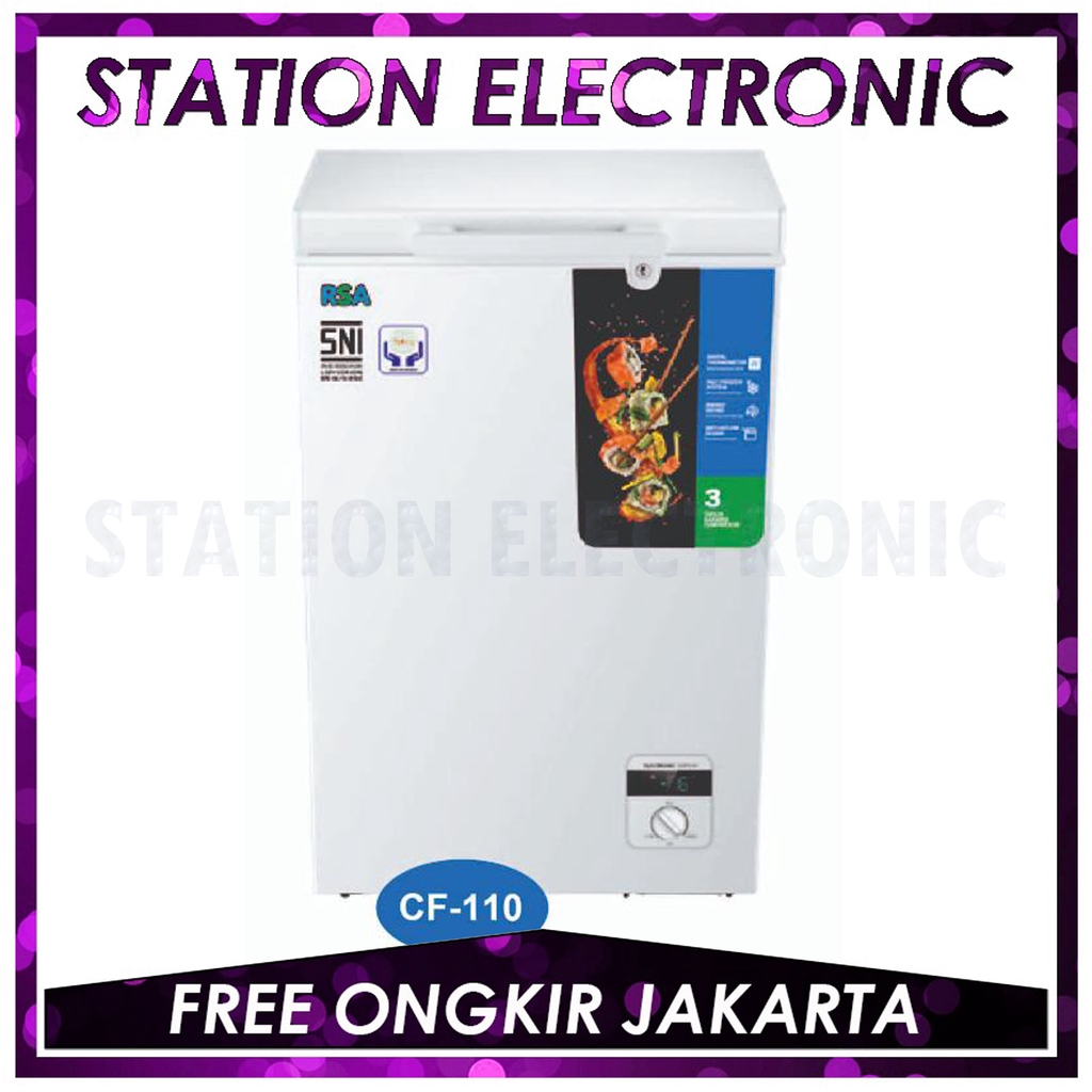 Jual Freezer Box RSA CF-110 / CF110 Chest Freezer 100 L | Shopee Indonesia