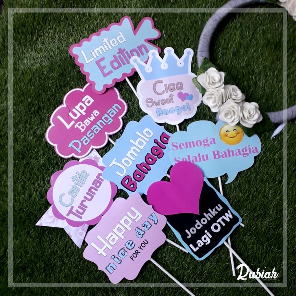 Jual Custom Photo Props / Property Party / Aksesoris Photobooth Funny ...