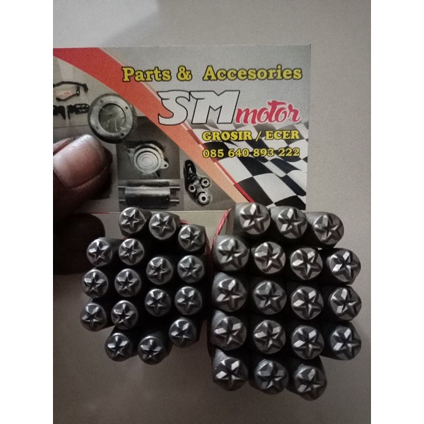 Jual Metal stamp besi motif bintang | Shopee Indonesia