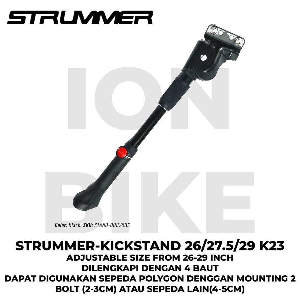 Jual Standar 26 27.5 Strummer K23 Baut 2 Multi Size Kickstand Stand Standart Sepeda MTB Xtrada ...