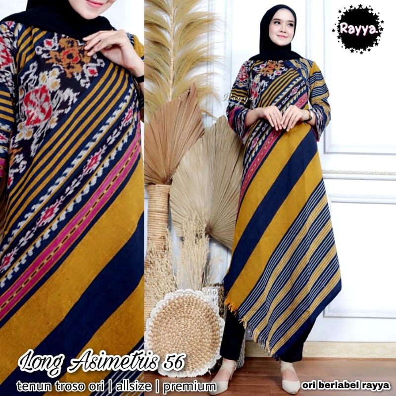 Jual LONG ASIMETRIS Vol.2 - MAXI DRESS ASSIMETRIC - TENUN LONG DRESS - TENUN TROSO ASIMETRIS ...
