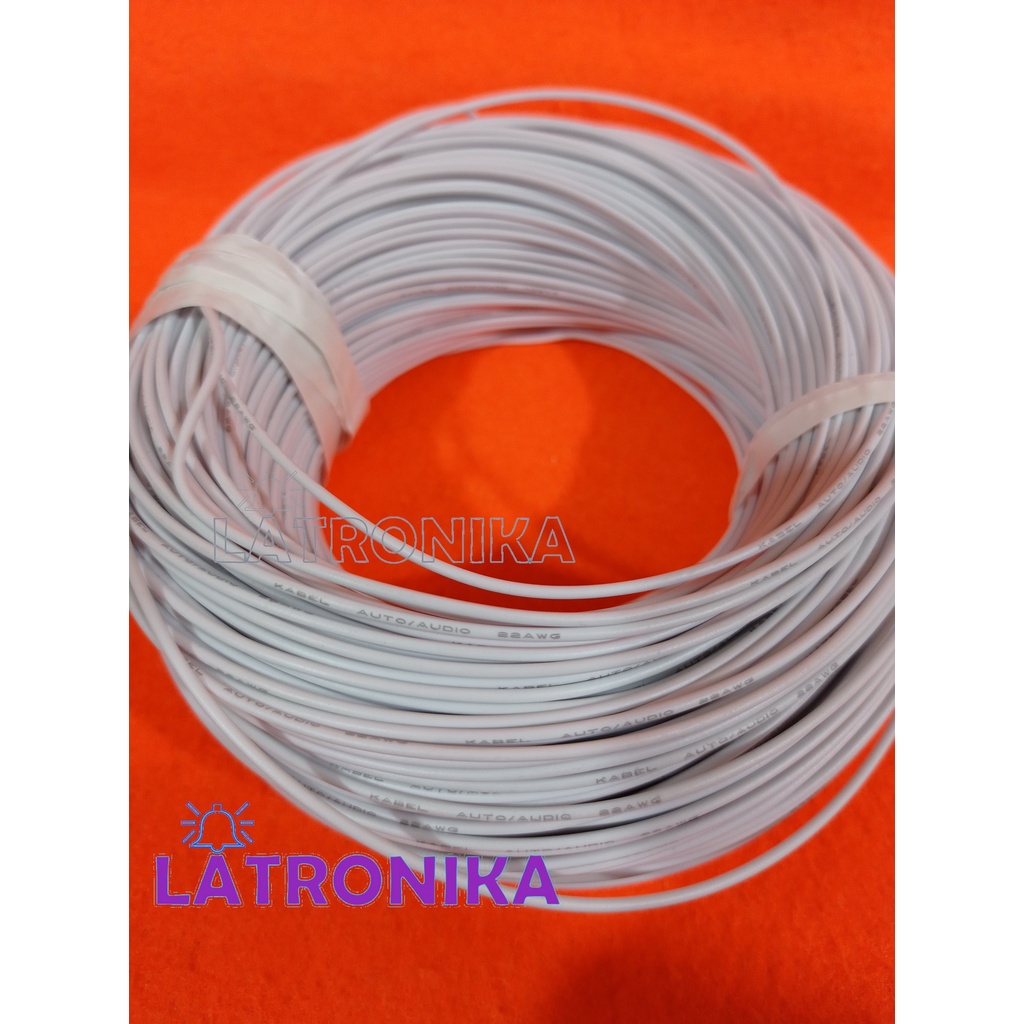 Jual Kabel AWG22 Silver Tinned Cu Tembaga Mudah Disolder Per Meter 22AWG Cable AWG 22 AWG Per M ...