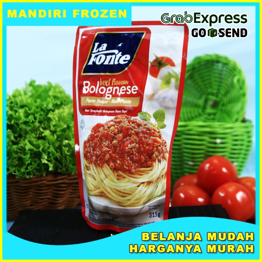 Jual LAFONTE Saos Spaghetti Bolognese 315 gr | Shopee Indonesia