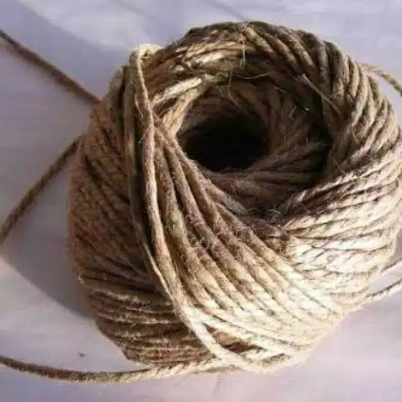 Jual Tali Rami Goni 100 gram 2ply / Tali Jerami / Tali Mendong (+/- 100 ...