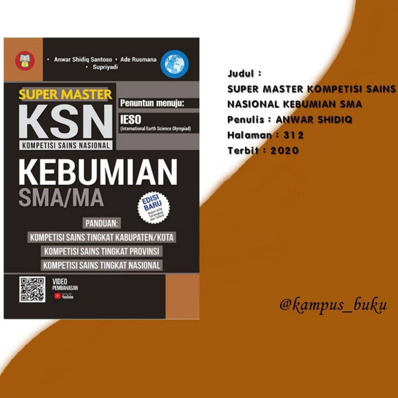 Jual Buku KSN Kebumian SMA : Super Mater KSN (Kompetisi Sains Nasional ... Jual Buku KSN Kebumian SMA : Super Mater KSN (Kompetisi Sains Nasional ...