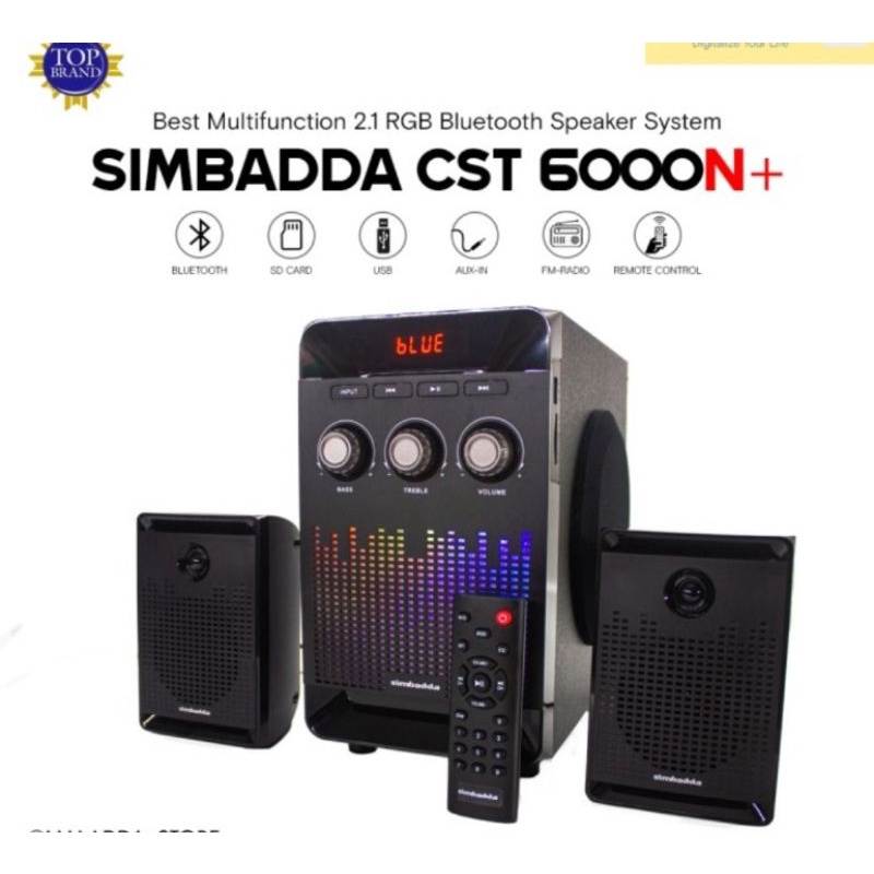 Jual SPEAKER SIMBADDA CST 6000N+ MULTIMEDIA BASS SPEAKER BLUETOITH ...