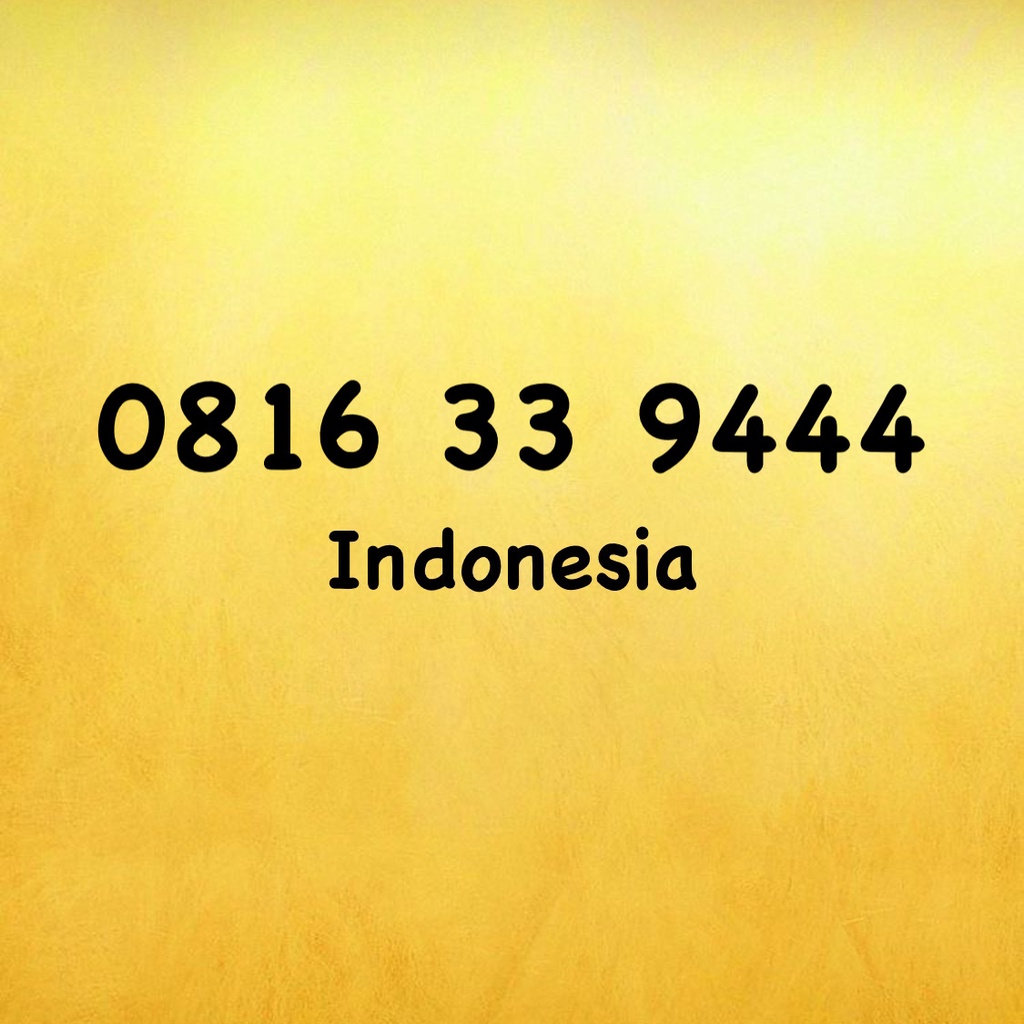 Jual Nomor Cantik IM3 Ooredoo 10 Digit Triple A - 444 - 0816 33 9444 ...