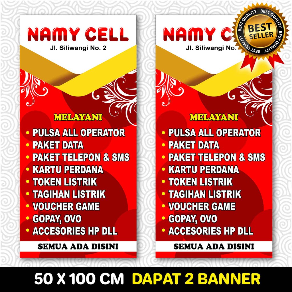 Jual BANNER SPANDUK KONTER MERAH FUTURE TERMURAH | Shopee Indonesia