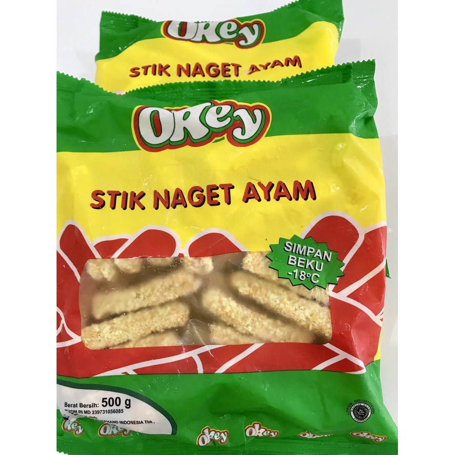 Jual OKEY NUGGET BENTUK STIK 500 Gram | Shopee Indonesia