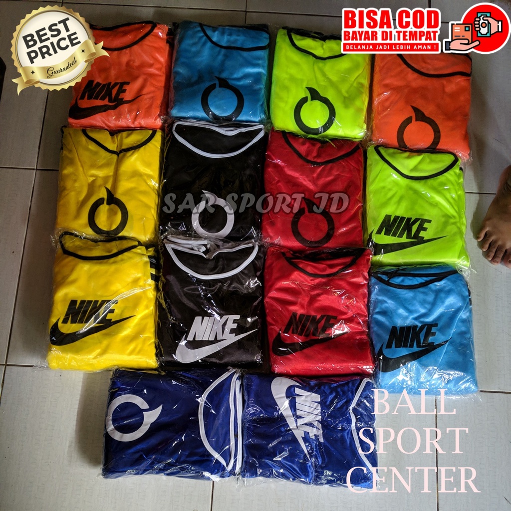 Jual Rompi bola dewasa lusinan / rompi futsal / rompi latihan / rompi ...
