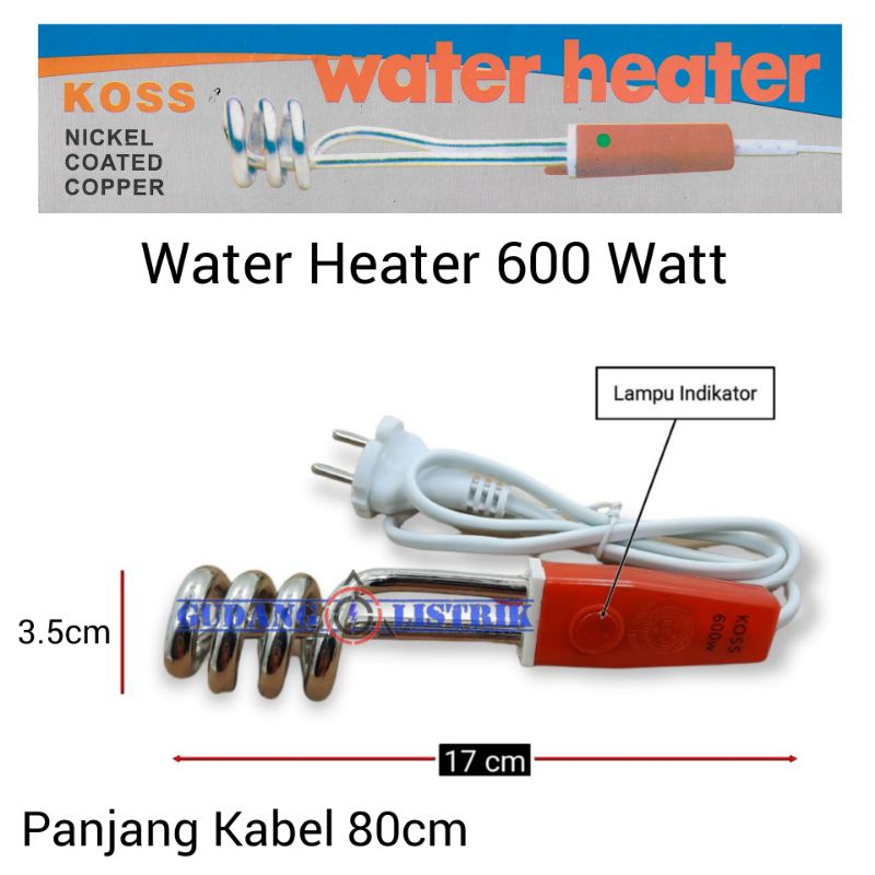 Jual Water Heater Pemanas Air Element Pemanas Air KOSS 600 watt ...