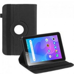 Jual Rotate Rotary Flip Leather Case Casing Cover Evercoss Bravo Tab ...