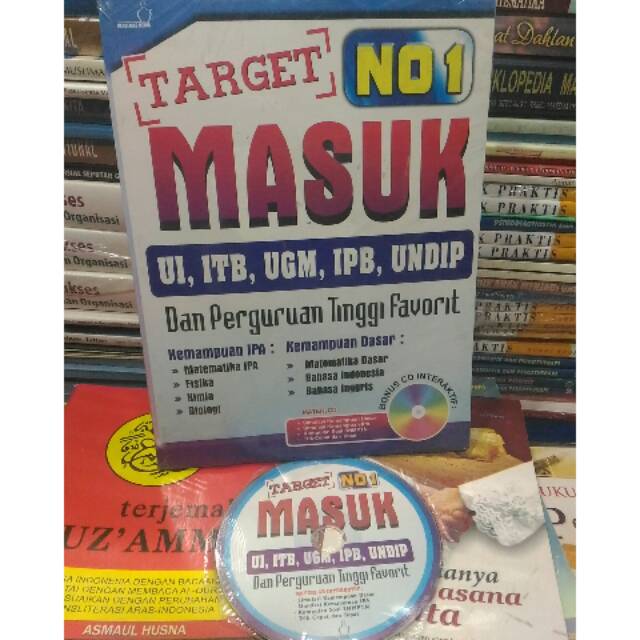 Jual TARGET NO.1 MASUK UI,ITB,UGM,IPB,UNDIP SAINTEK +CD | Shopee Indonesia