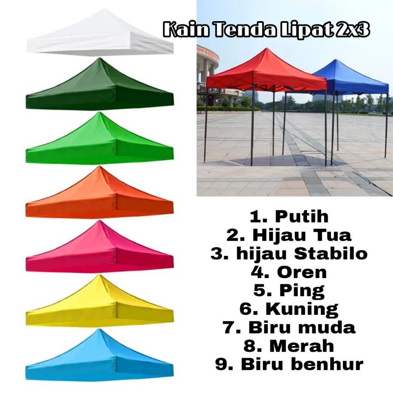 Jual KAIN TENDA LIPAT 2X3 BISA REQUEST WARNA | Shopee Indonesia