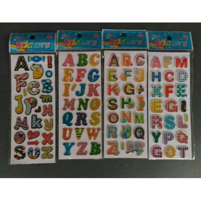 Jual Sticker Motif Abjad/ Huruf | Shopee Indonesia