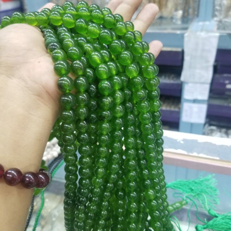 Jual Bahan craft Manik Batu Rose quarts 6mm 8mm 10mm | Shopee Indonesia