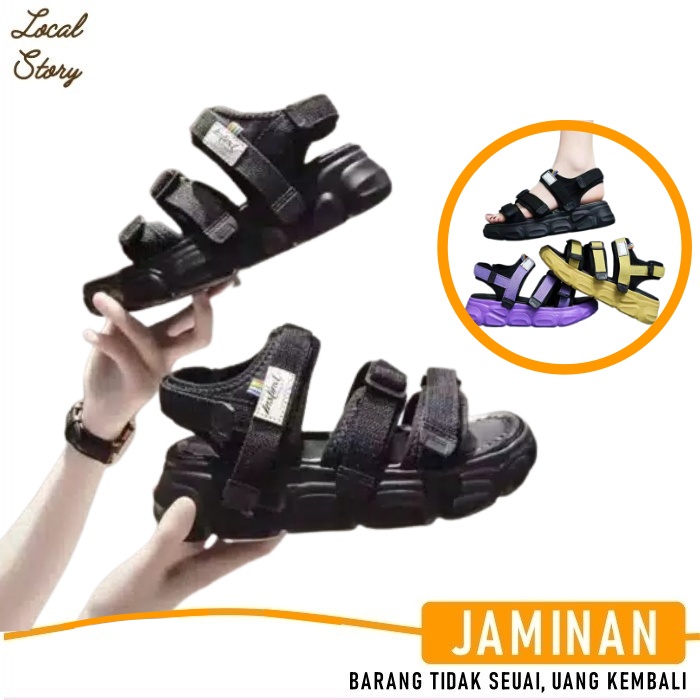 Jual Sandal Wanita Kekinian Sendal Tali Gunung Wanita Cewek Remaja ...