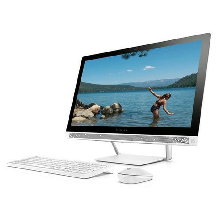 Jual HP PC AIO 24-R176D [4YT36AA] Core i7-8700T 4GB 2TB HDD Radeon R530 ...