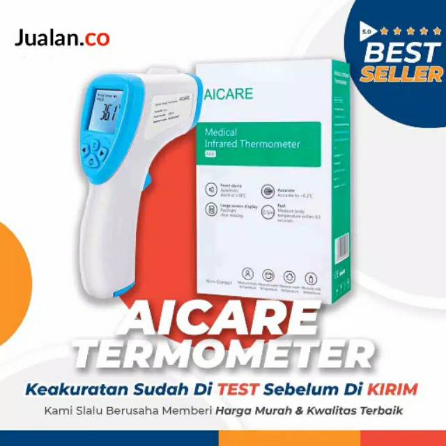 Jual THERMOGUN DIGITAL AICARE TERMOGUN MEDIS INFRARED | Shopee Indonesia