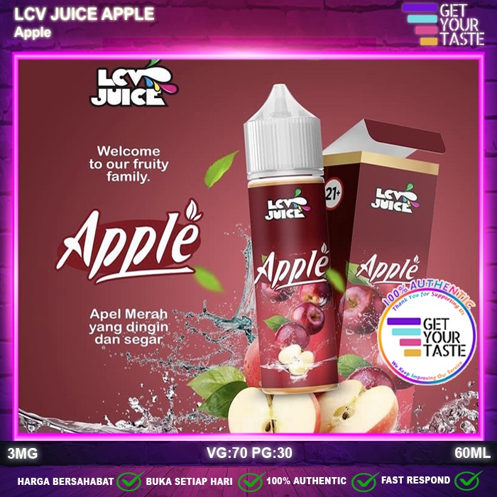 Jual Liquid LCV Juice Apple 60ML by LCV Juice | Shopee Indonesia